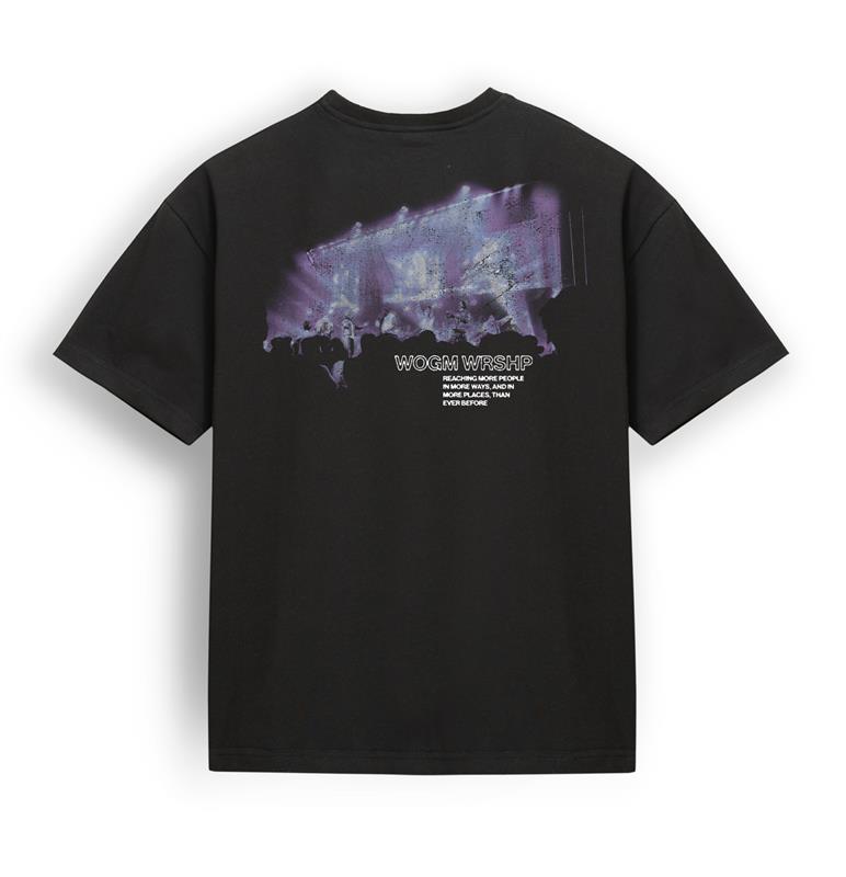 WOGM Worship Black Tee – Word of God Ministries